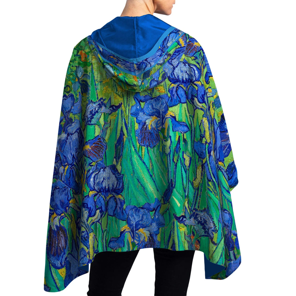 Reversible Rain Poncho - Van Gogh Irises | Airline International ...