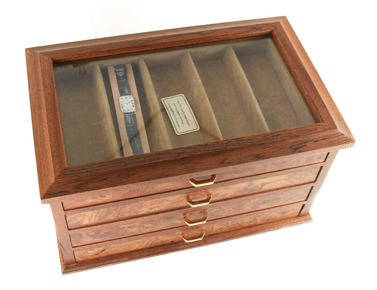Agresti Briarwood 20 Position Watch Chest - Floor Model | Airline Intl