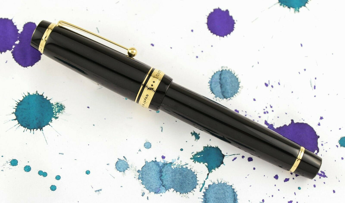 Pilot Custom Black Urushi Fountain Pen | Airline International ...